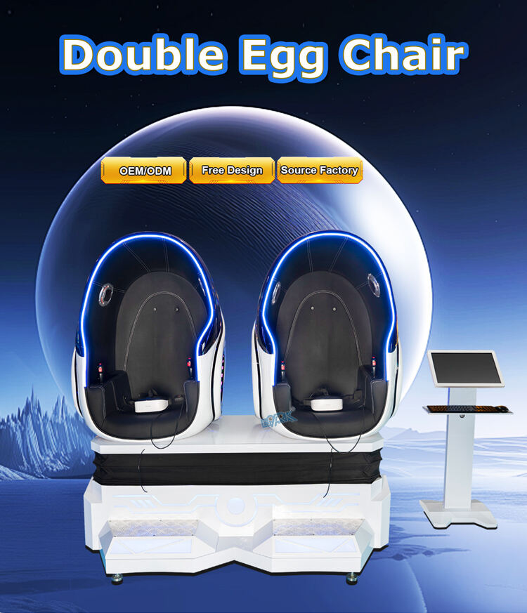 Amusement Park Arcade Virtual Reality Roller Coaster Vr Simulator Game Machine 2 Seats 9d Vr Egg ...